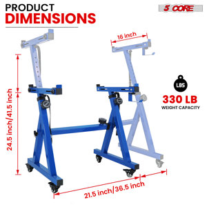 5 Core Keyboard Stand Z Style Height Width Adjustable Portable Heavy Duty Music Stands for Kids ...